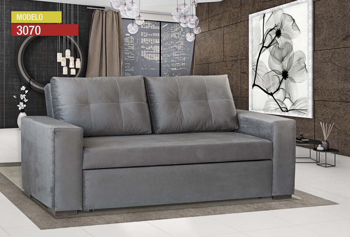Samec Estofados: 3070 Sofá Cama